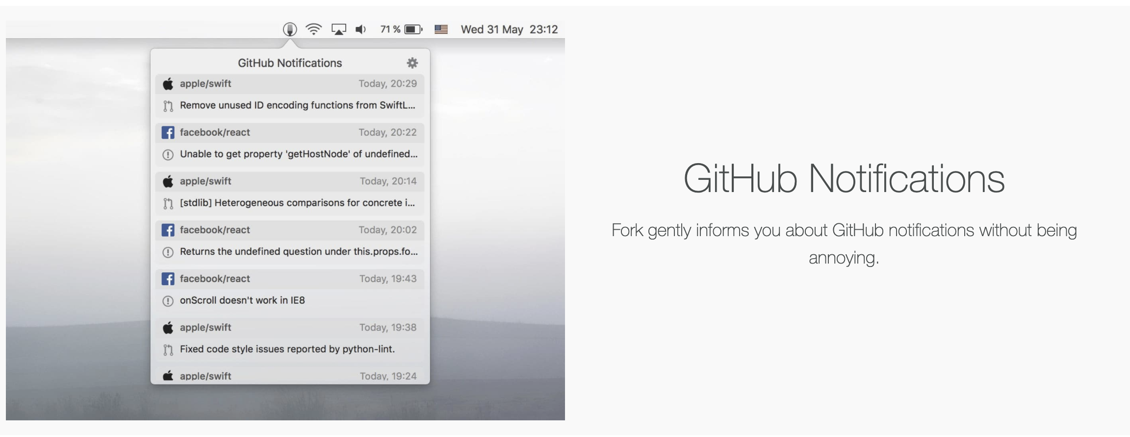 missing macos menubar? · Issue #1516 · fork-dev/Tracker · GitHub