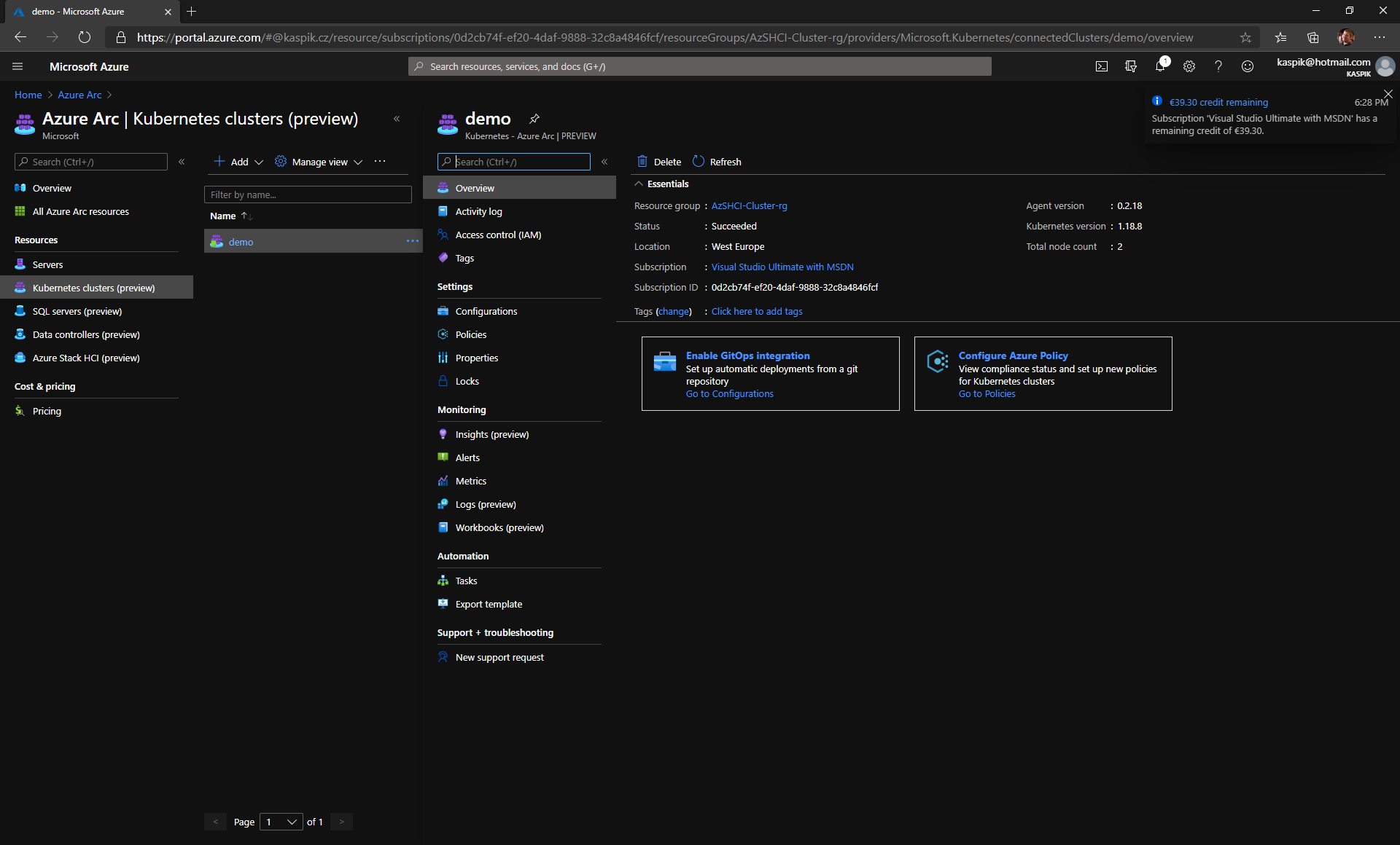 [BUG] Onboarding check (job/azure-arc-onboarding) error · Issue #48 ...