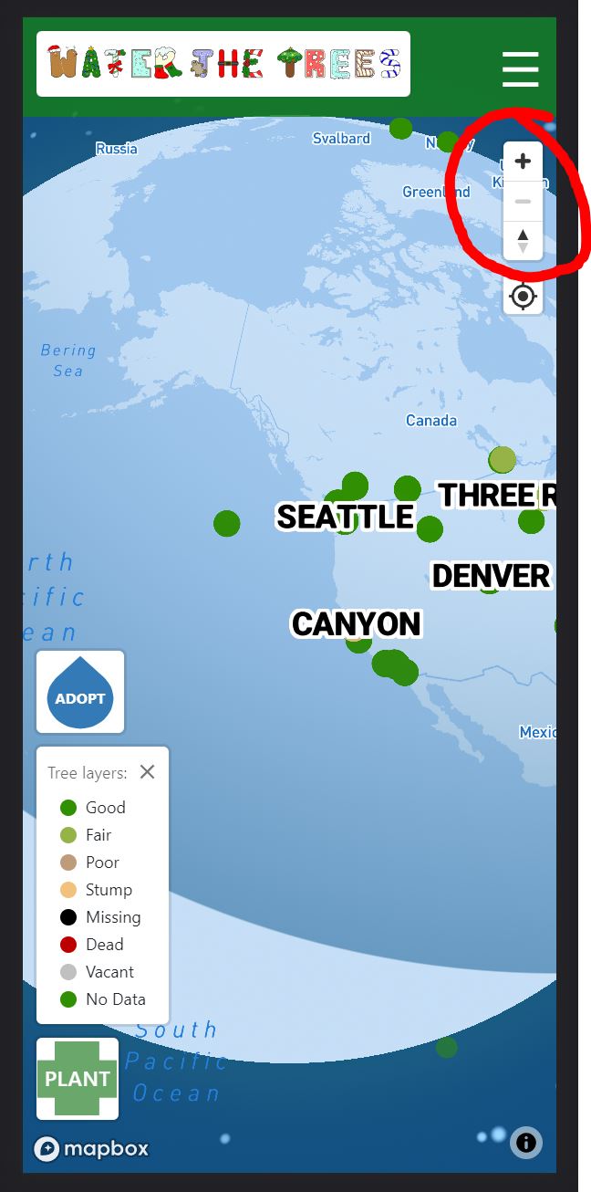 Remove zoom from mobile · Issue #411 · waterthetrees/wtt_front · GitHub