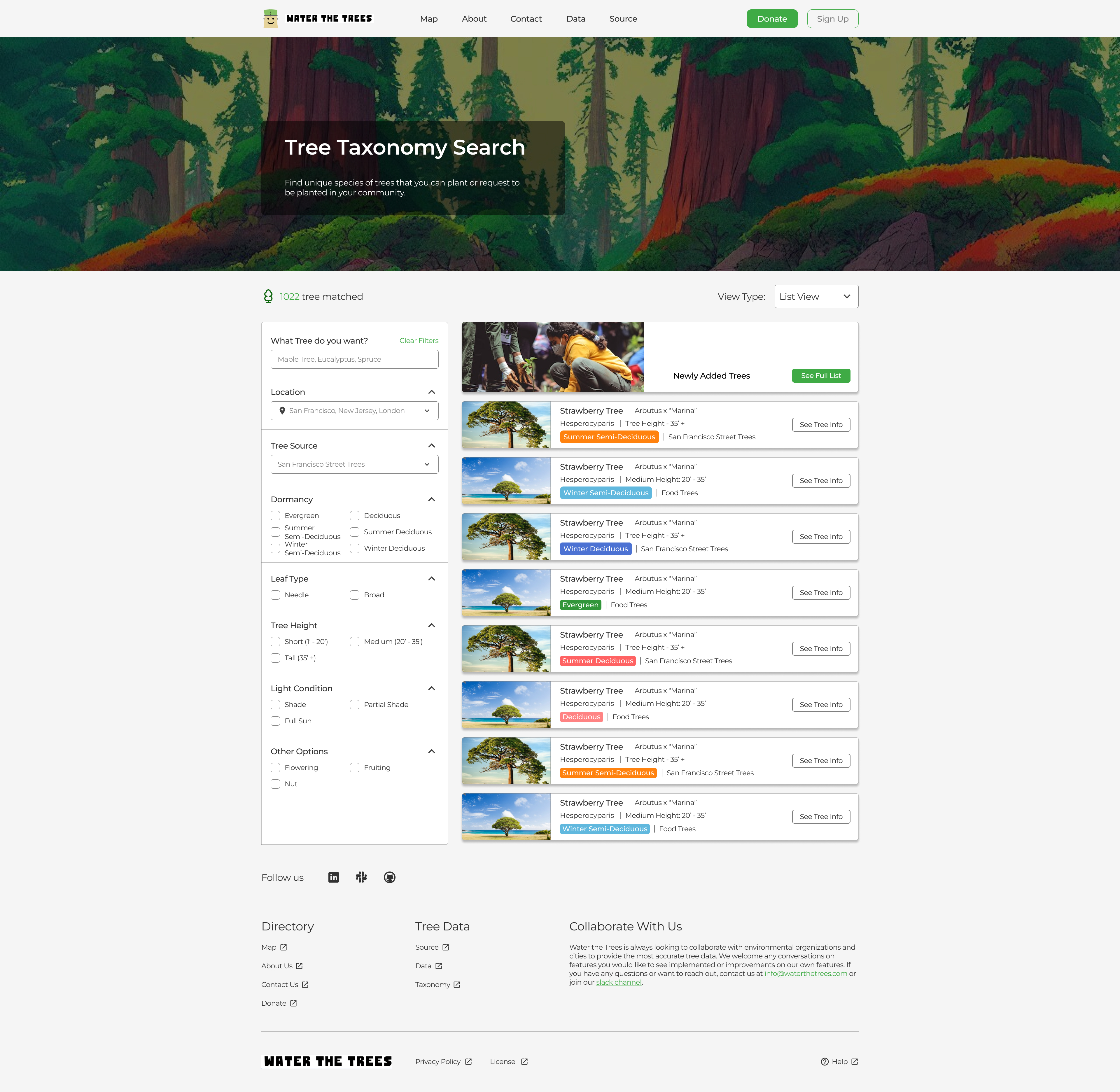 [Tree Taxonomy - Design] Filter Additions · Issue #681 · waterthetrees ...