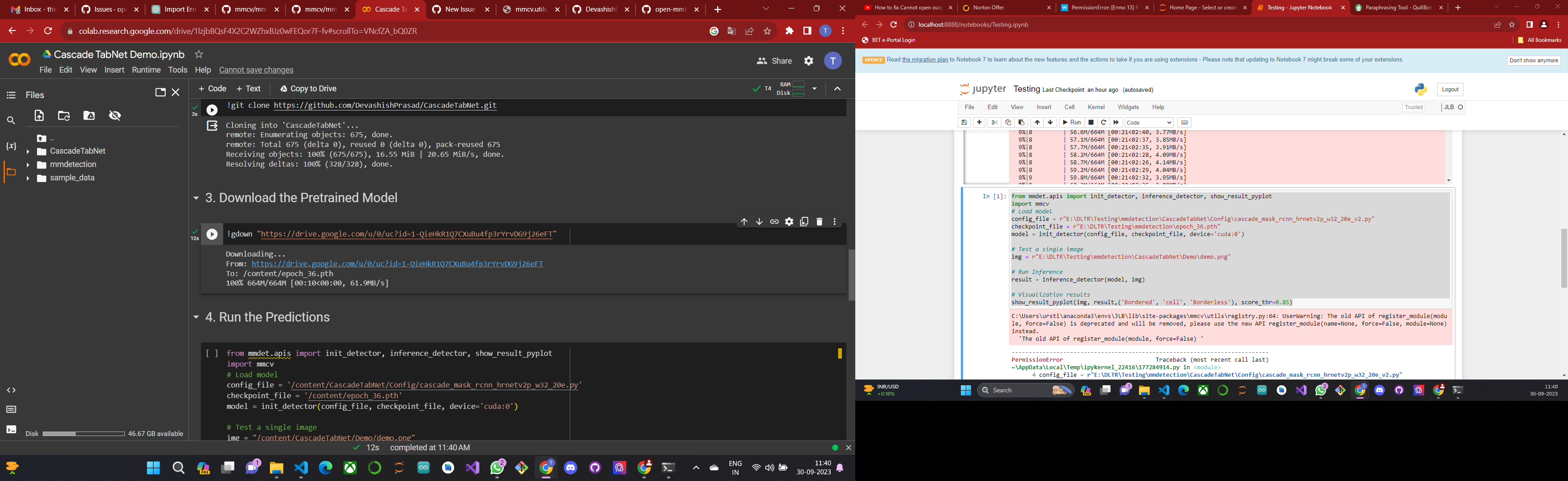 PermissionError: [Errno 13] Permission denied: · Issue #178 · DevashishPrasad/CascadeTabNet · GitHub
