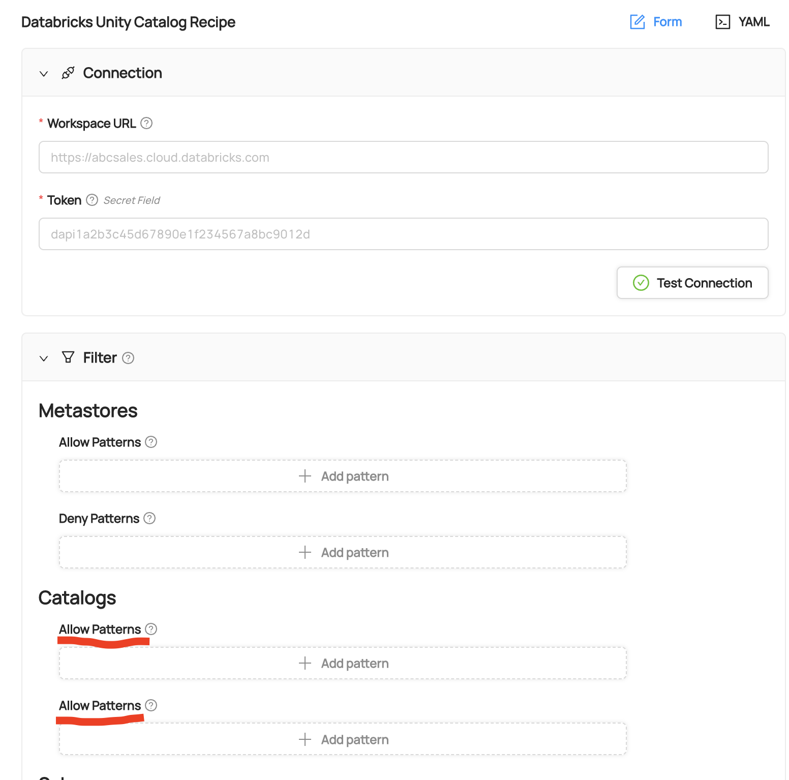 Incorrect Field Name On Unity Catalog Ingestion Page · Issue 7489 · Datahub Projectdatahub 