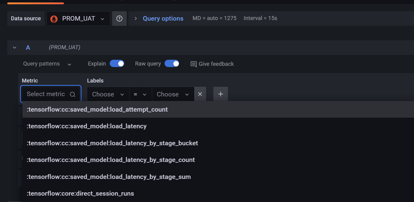 prometheus visual builder metric input is too slow · Issue #56818 · grafana/grafana · GitHub