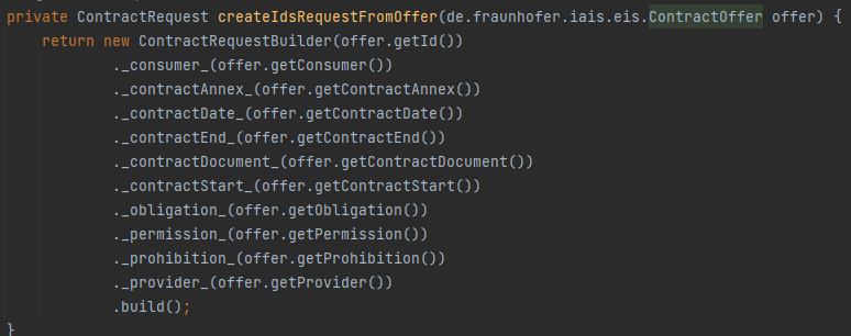 Extension :data-protocols:ids extensibleProperties not sended in ContractRequestMessage · Issue ...