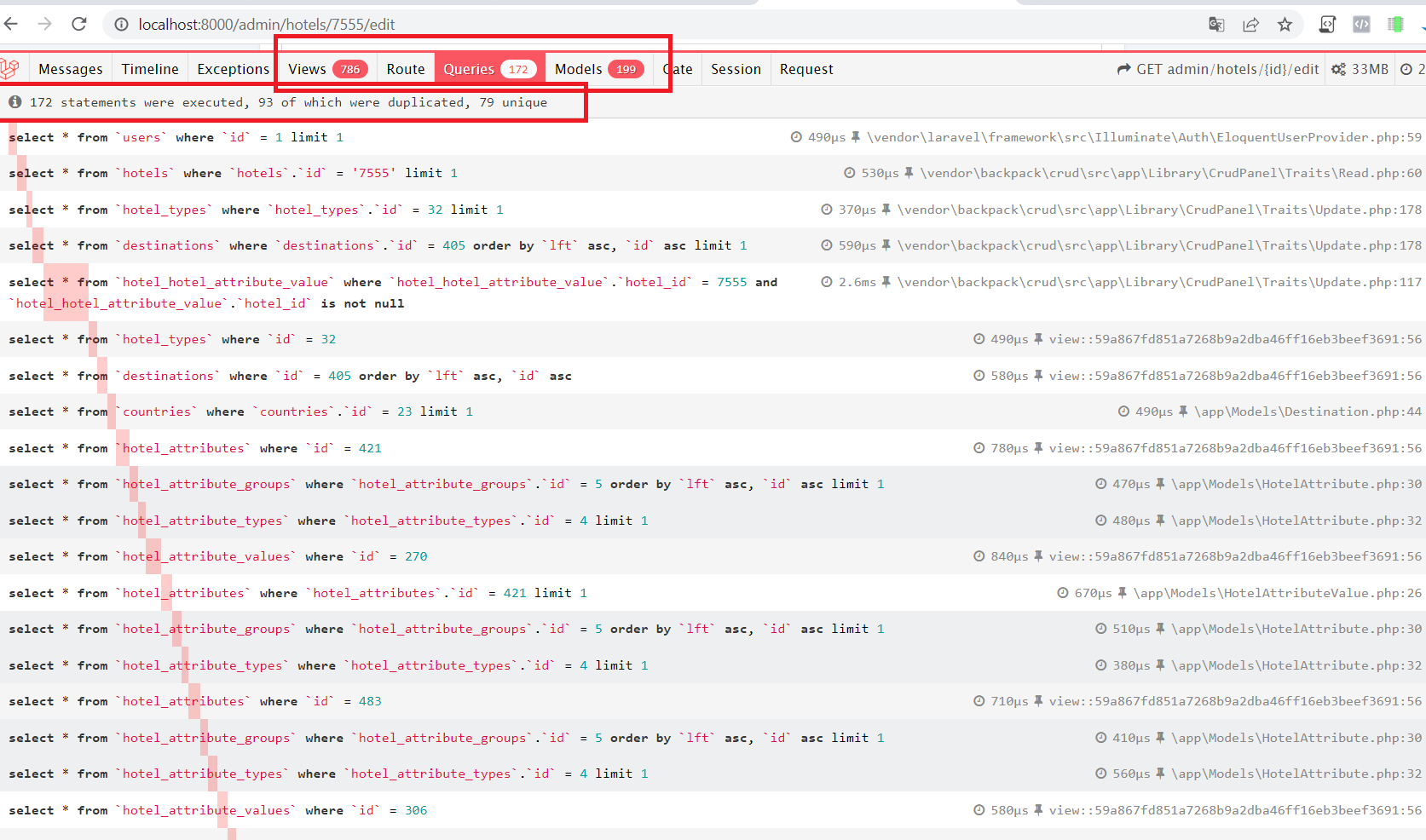 [Bug] eager loading doesn't work on relationship subfields when editing · Issue #4855 · Laravel ...