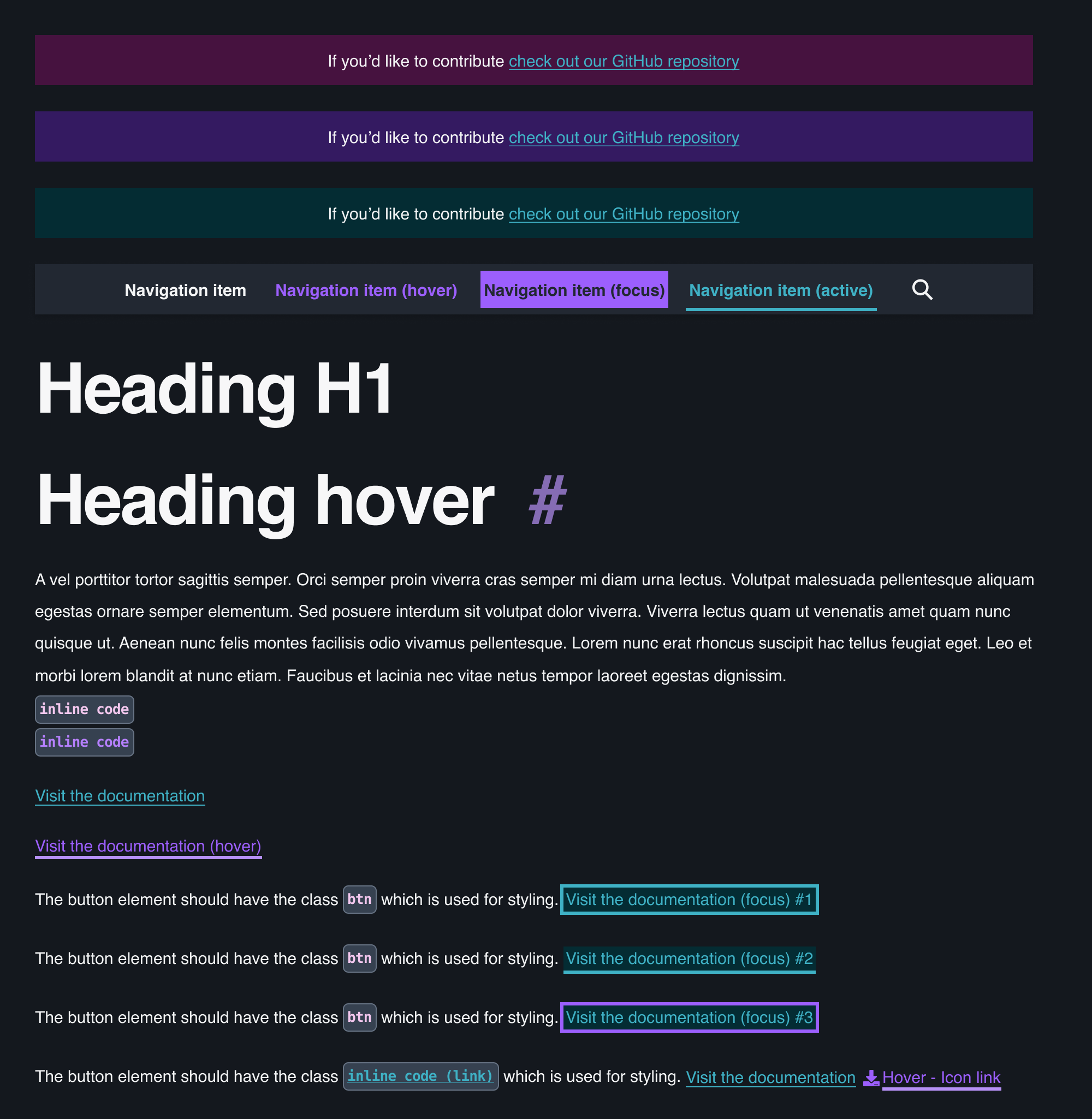 Proposed Design Update For Focus State Links · Issue 1397 · Pydata Pydata Sphinx Theme · Github