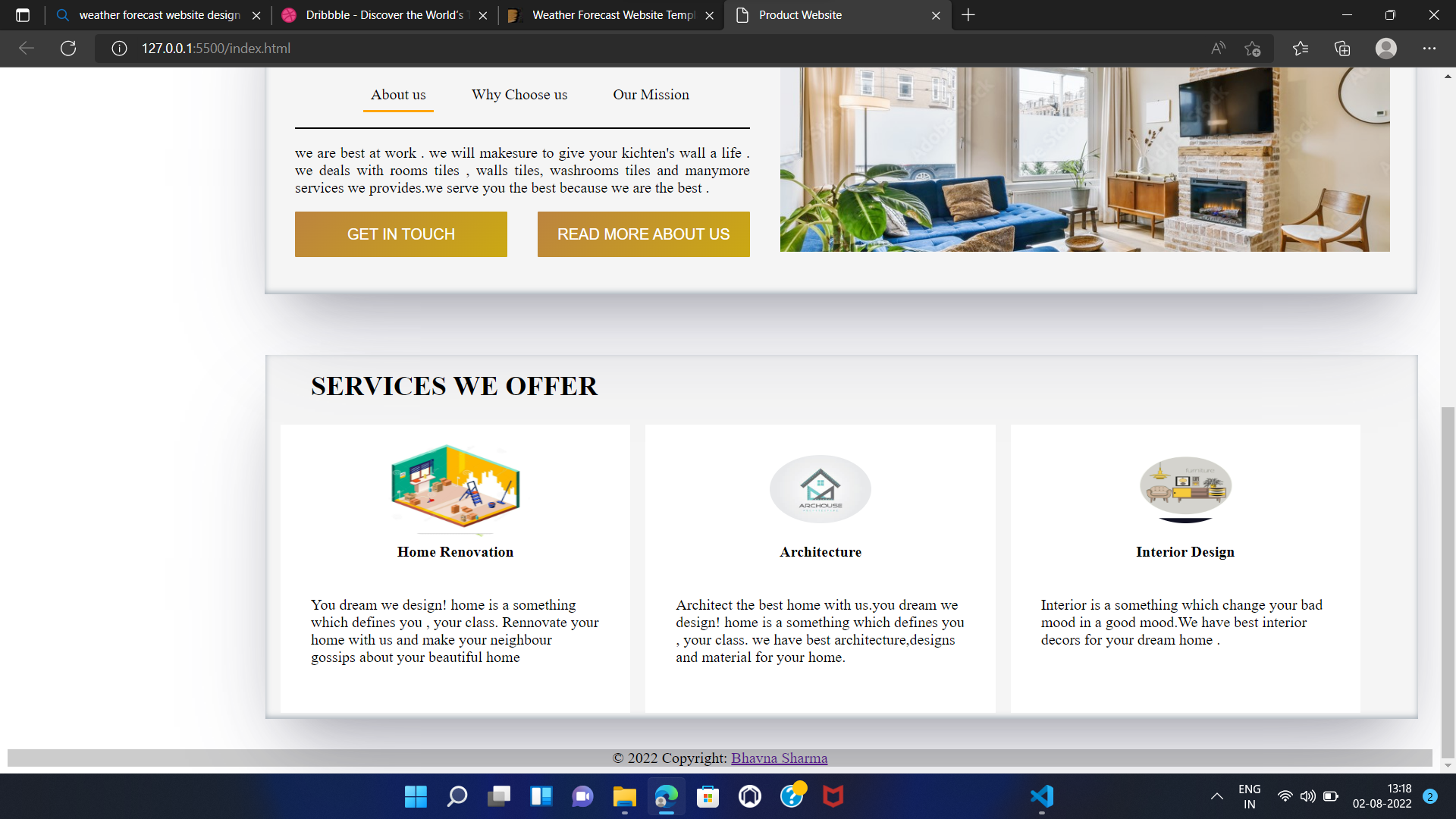 GitHub - Bhavna0421/Product-website: This is a Product website, very ...