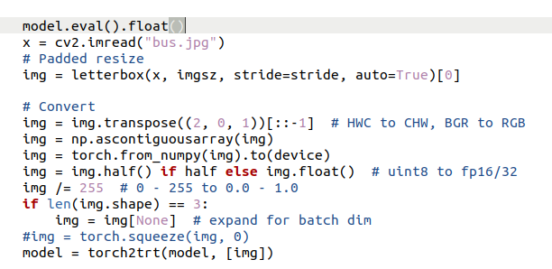 How to convert yolov5 and tph-yolov5? · Issue #700 · NVIDIA-AI-IOT/torch2trt · GitHub
