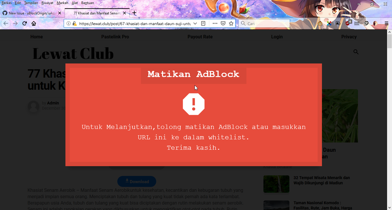 lewat.club · Issue #5834 · uBlockOrigin/uAssets · GitHub