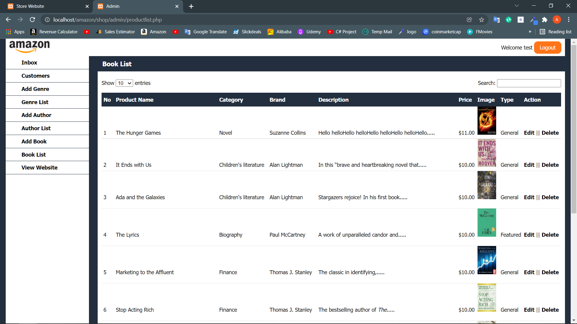 GitHub - masintoun/Online-bookstore: This project user can buy book via ...