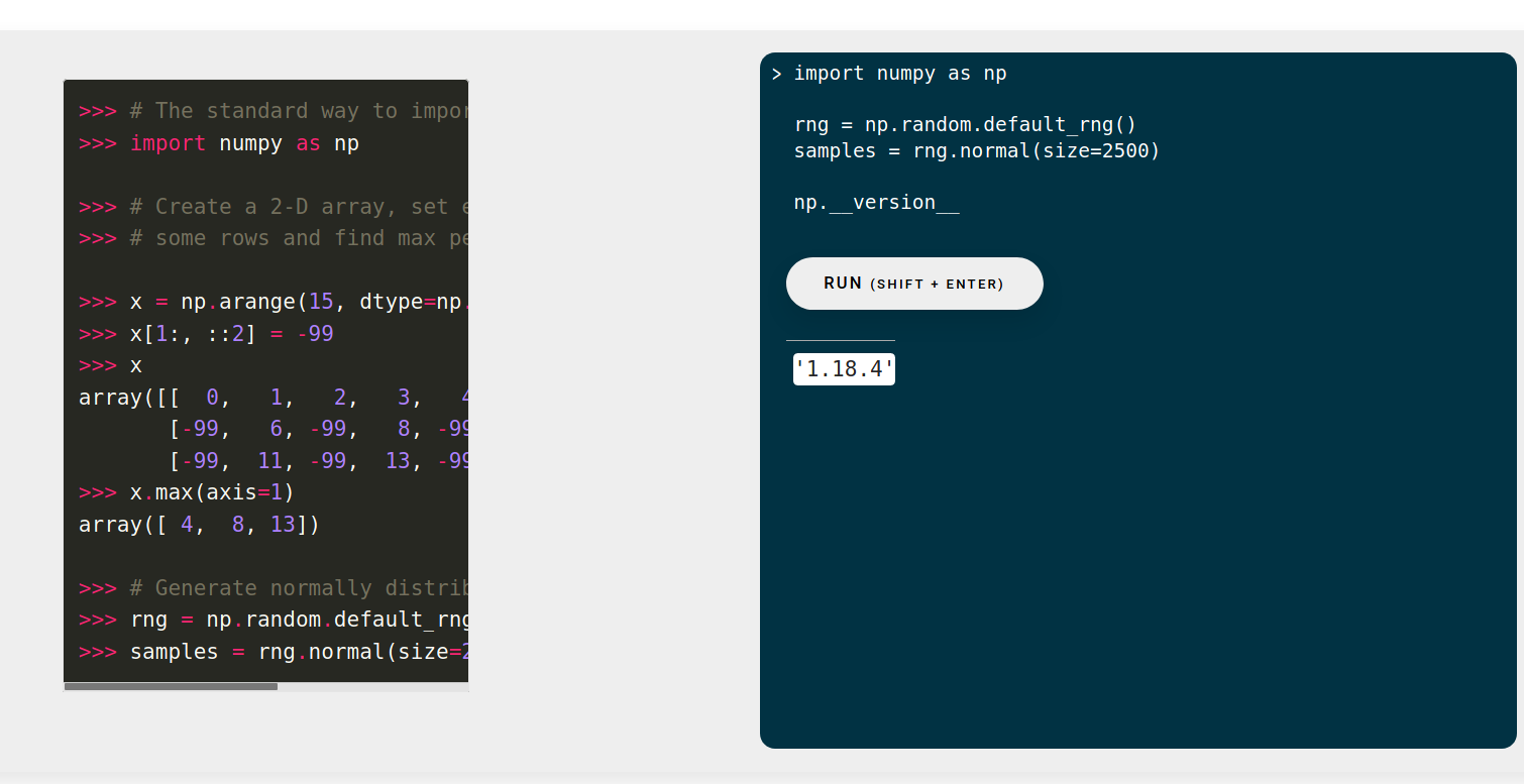 Error When Running Command In Shell · Issue 256 · Numpy · Github