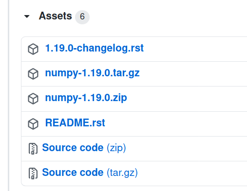 Md5sum Of Numpy 1190targz Does Not Match The Reality · Issue 16754 · Numpynumpy · Github