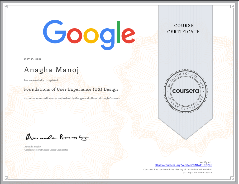 GitHub - anaghaaaa/Google-UX-Design-Certification-Course-1-5: Includes all materials prepared