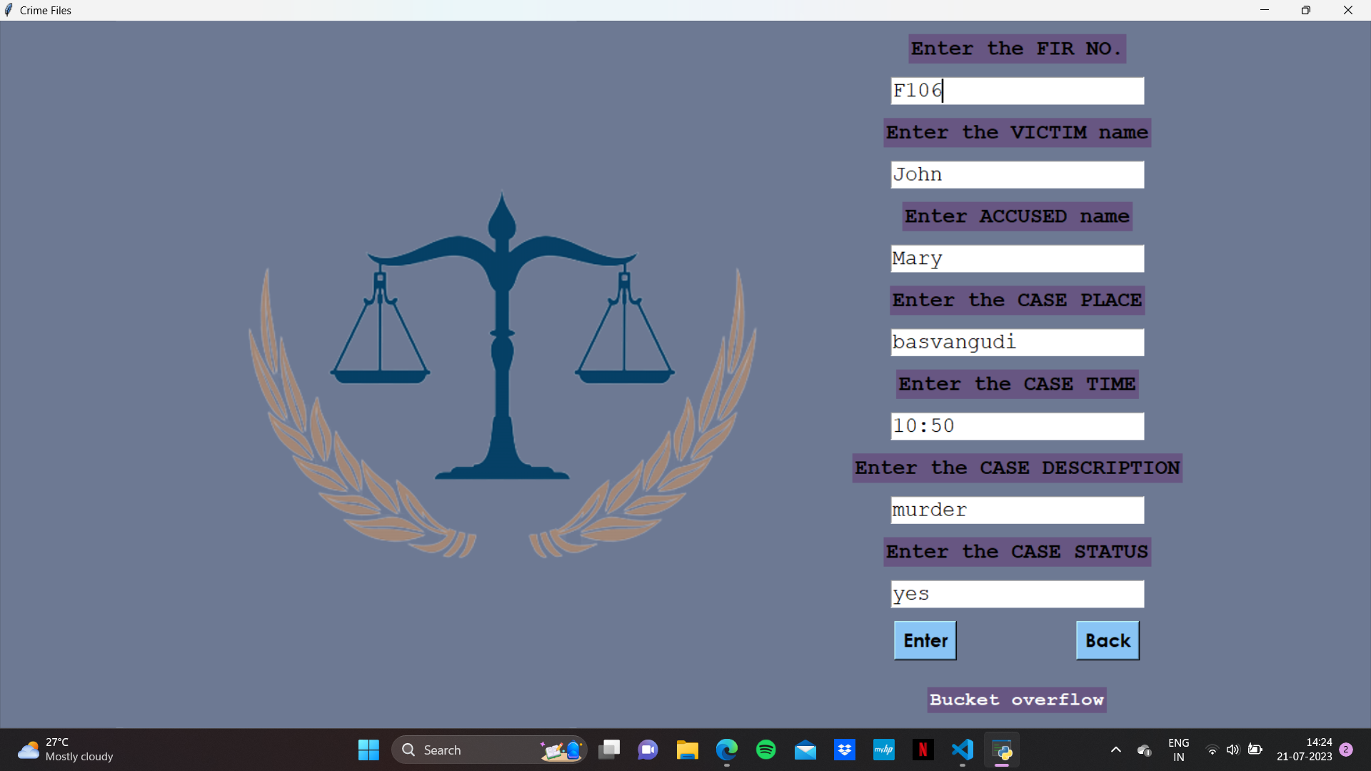 GitHub - 7-Aishwarya/FIR-Management-System-FS-Mini-Project-: FIR ...