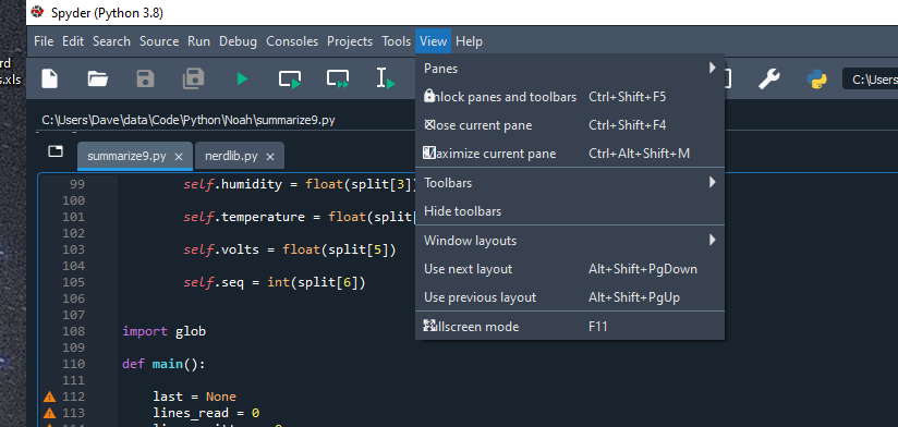 Icons overlay text in pull-down menus (Windows) · Issue #15206 · spyder ...