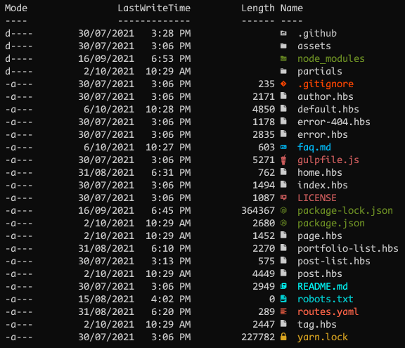 Missing support for .hbs Handlebars files · Issue #50 · devblackops/Terminal-Icons · GitHub
