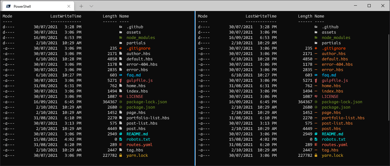 Missing support for .hbs Handlebars files · Issue #50 · devblackops/Terminal-Icons · GitHub