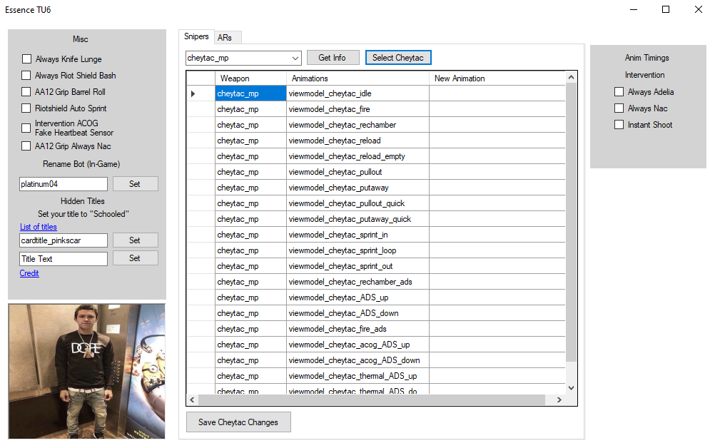 GitHub - AlexBezols/EssenseTU6Project: Tool to edit viewmodels and timings on MW2 (2009) on Xbox