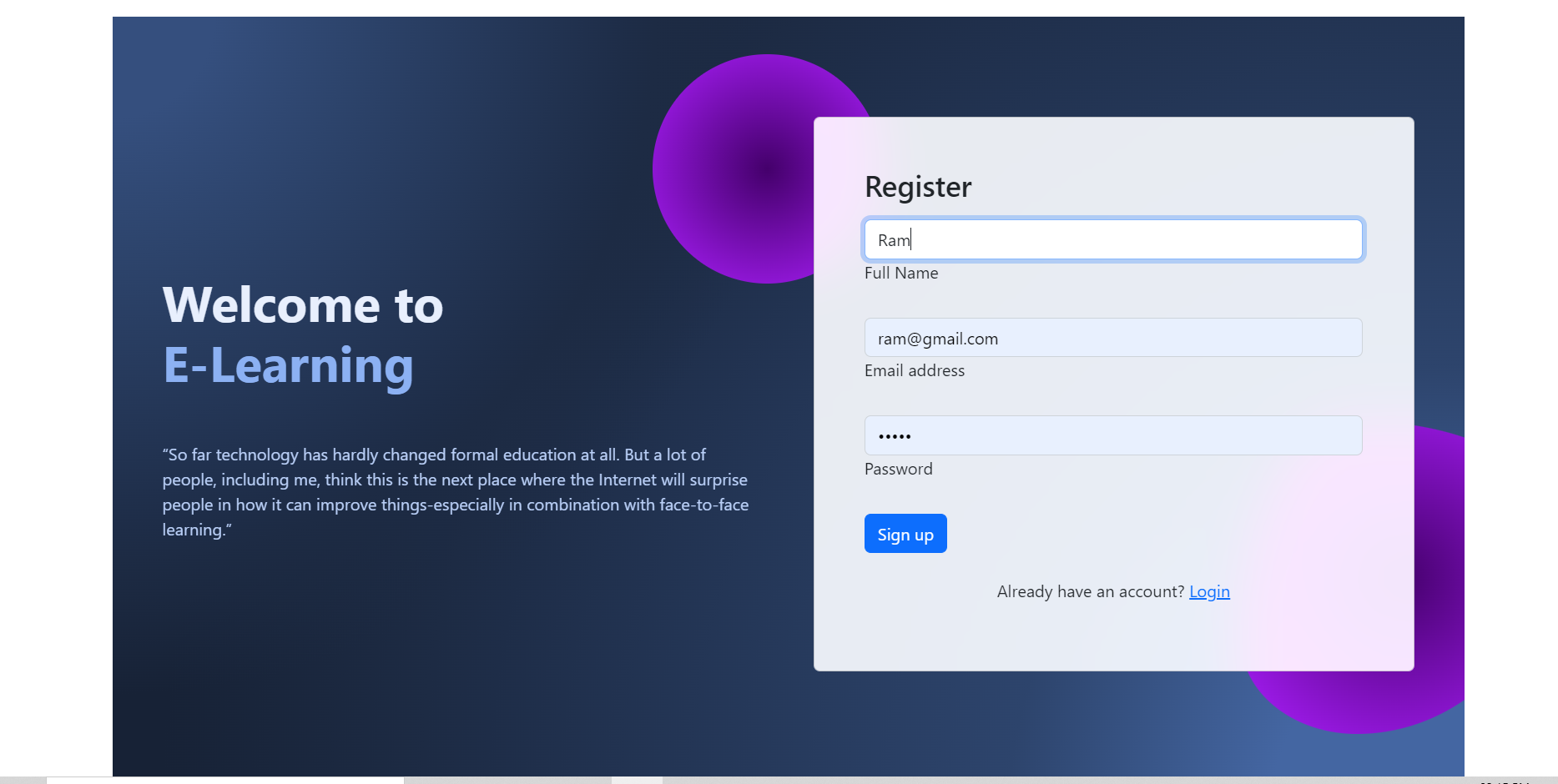 GitHub - ArunkumarCodes/E-Learning-LMS