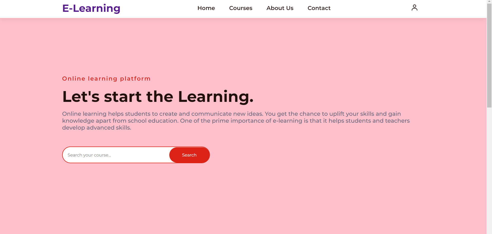 GitHub - ArunkumarCodes/E-Learning-LMS