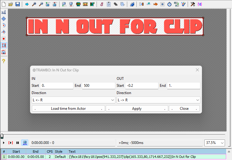GitHub - baonguyen0703/TRAMBO-Aegisub-Automation-InNOut-for-Clip: Create in and out effects for ...
