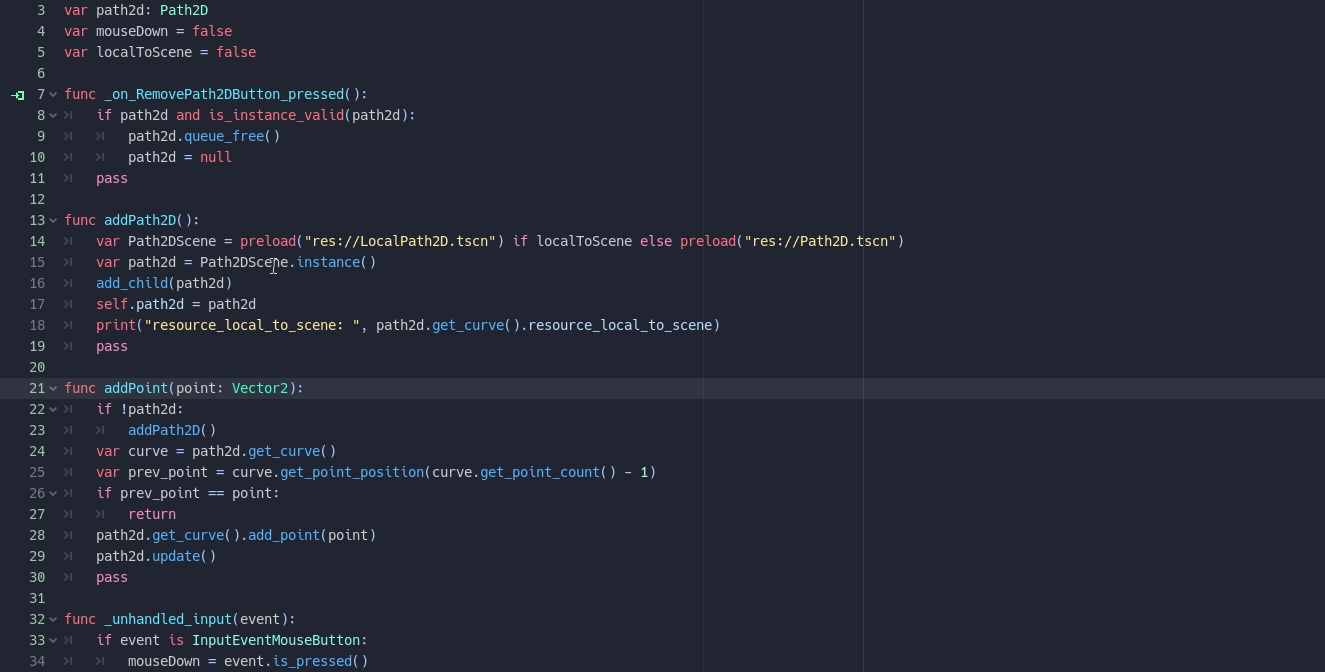 Curve2D points being reused when preloaded · Issue #56680 · godotengine ...