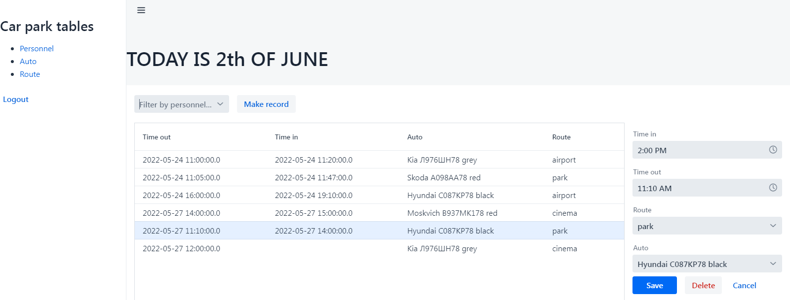 GitHub - fickleDude/spring-boot-car-park: Vaadin integration with Spring Boot, Spring Data JPA ...
