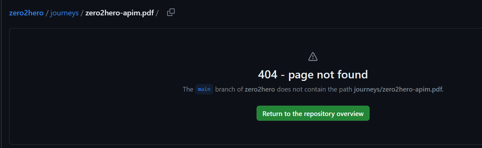 Missing journey PDFs · Issue #1 · Azure-Samples/zero2hero · GitHub