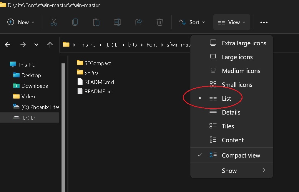 ADD LIST VIEW LIKE WINDOWS FILE EXPLORER IN LAYOUT MENU · Issue #7924 ...