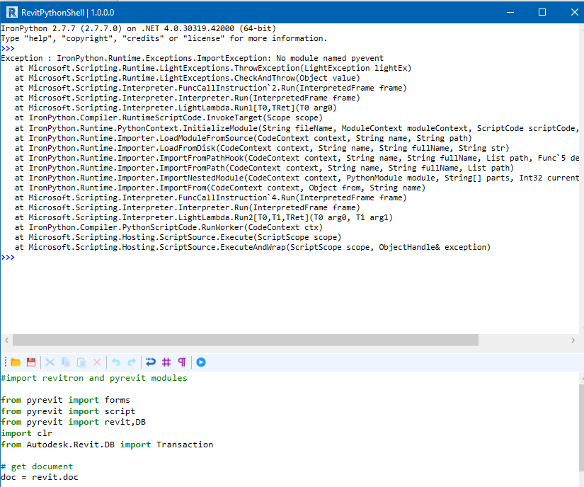 importing pyrevit.forms shows ImportError: No module named pyevent · Issue #1291 · pyrevitlabs ...