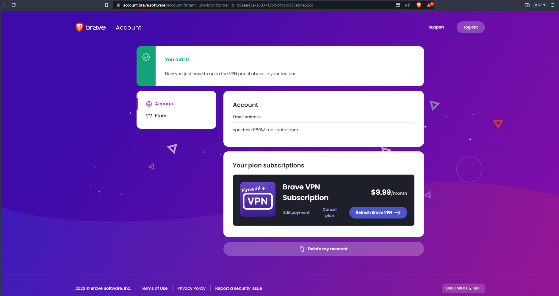 Fix credentials fetching from prefs for VPN · Issue #23450 · brave/brave-browser · GitHub
