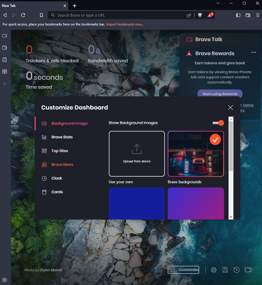 Brave News Customize toggle should hide Brave News, not opt-out · Issue #26519 · brave/brave ...