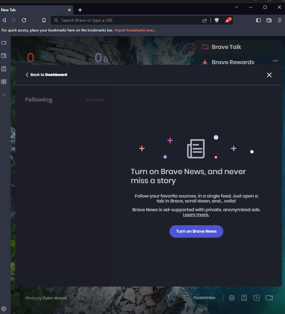 Brave News Customize toggle should hide Brave News, not opt-out · Issue #26519 · brave/brave ...