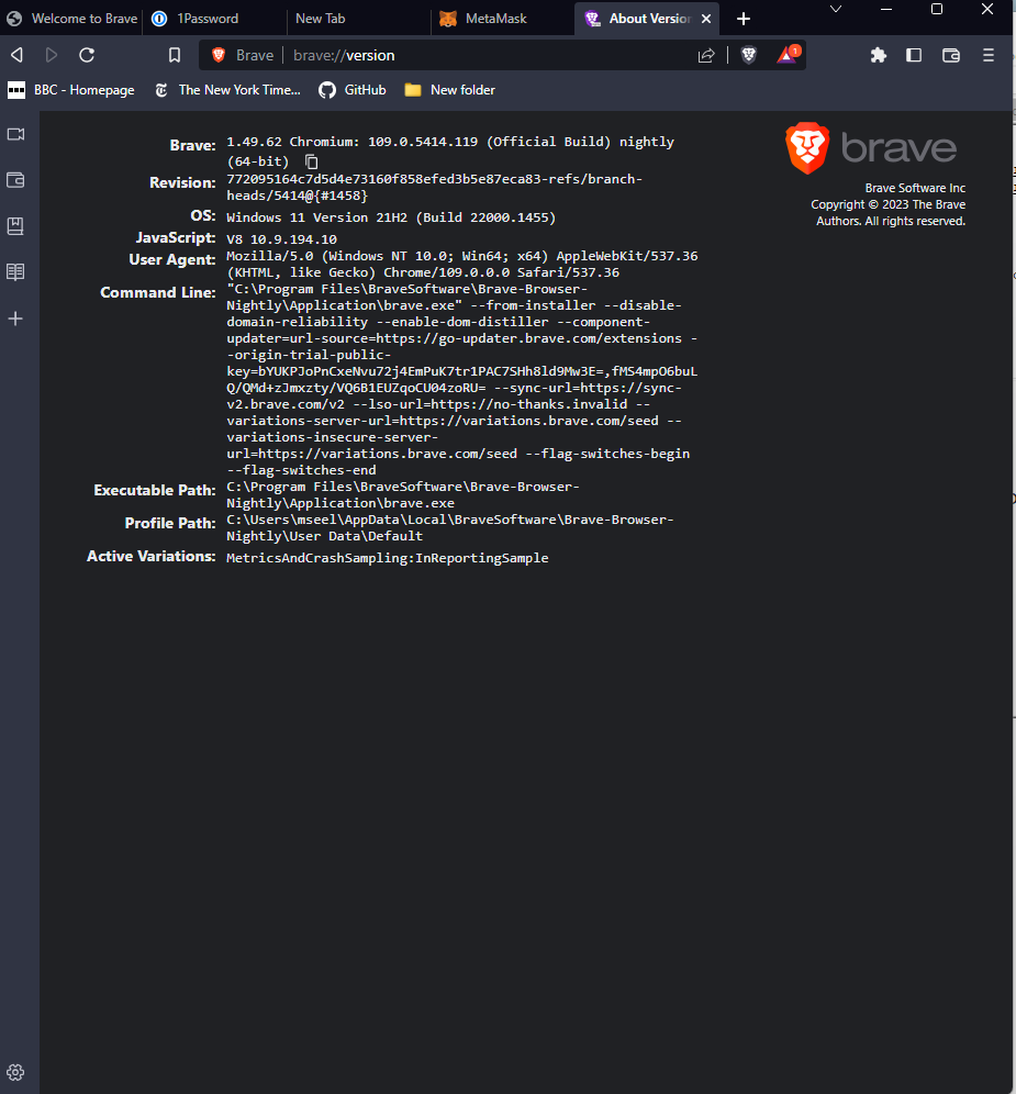 [CR110] Onboarding is not completed · Issue #28110 · brave/brave-browser · GitHub