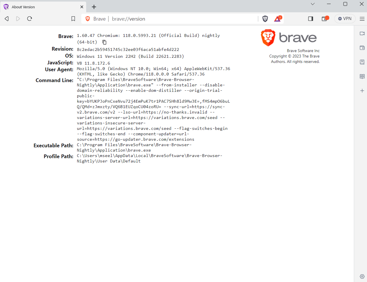 Upgrade from C117 -> C118 on Win x64 via 1.60.x - Nightly (Checking C118) · Issue #33229 · brave ...