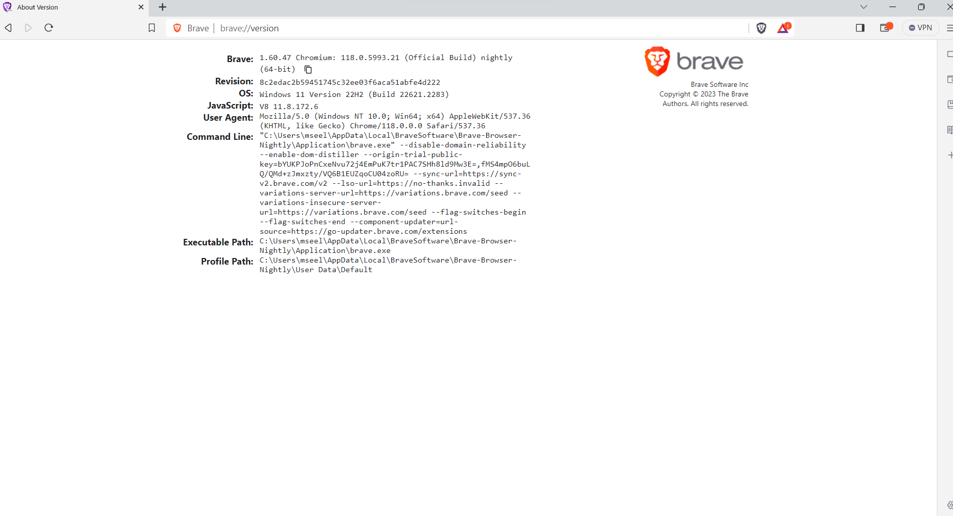 Upgrade from C117 -> C118 on Win x64 via 1.60.x - Nightly (Checking C118) · Issue #33229 · brave ...