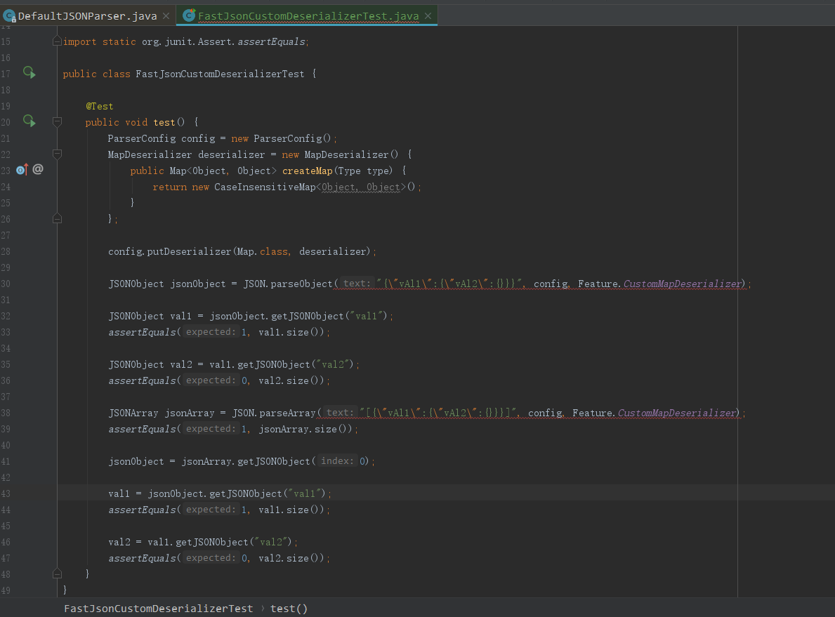 String解析为jsonobject，特别是含嵌套结构时，字段名如何大小写不敏感？ · Issue 1653 · Alibabafastjson · Github