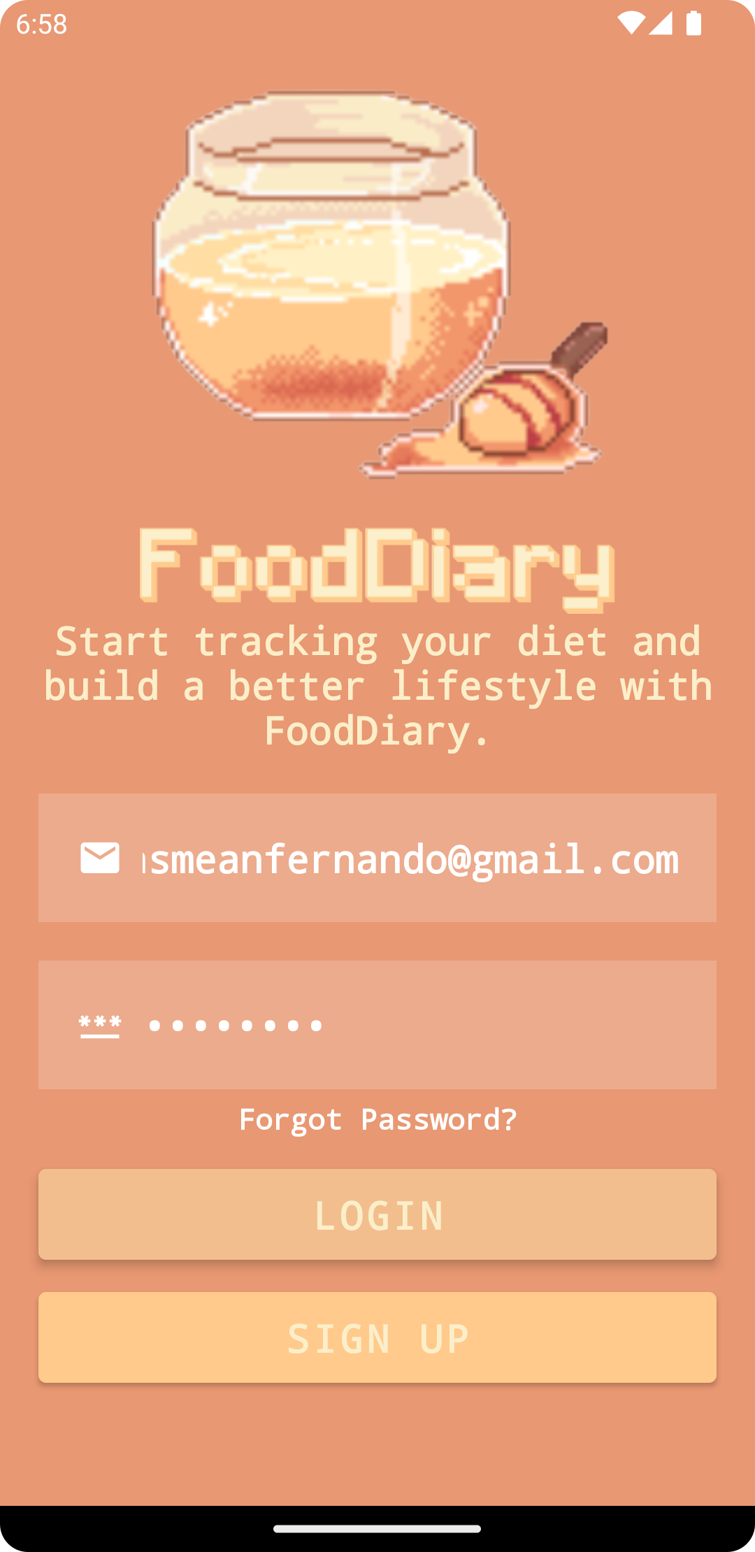 GitHub - jasmeanfernando/FoodDiary: Calorie Tracking Android Application