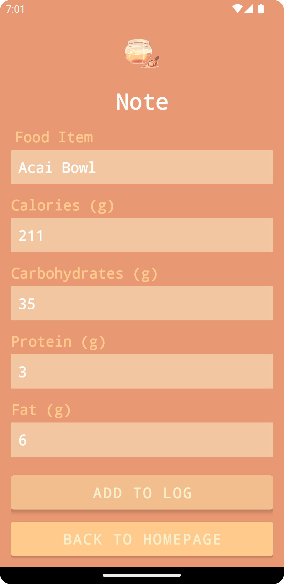 GitHub - jasmeanfernando/FoodDiary: Calorie Tracking Android Application