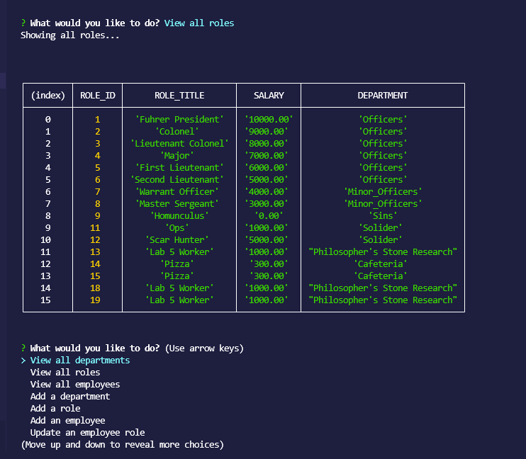 GitHub - SarahAmel/Employee.Manager.The.SQL: 2022 UCF Coding Bootcamp Employee Manager Challenge
