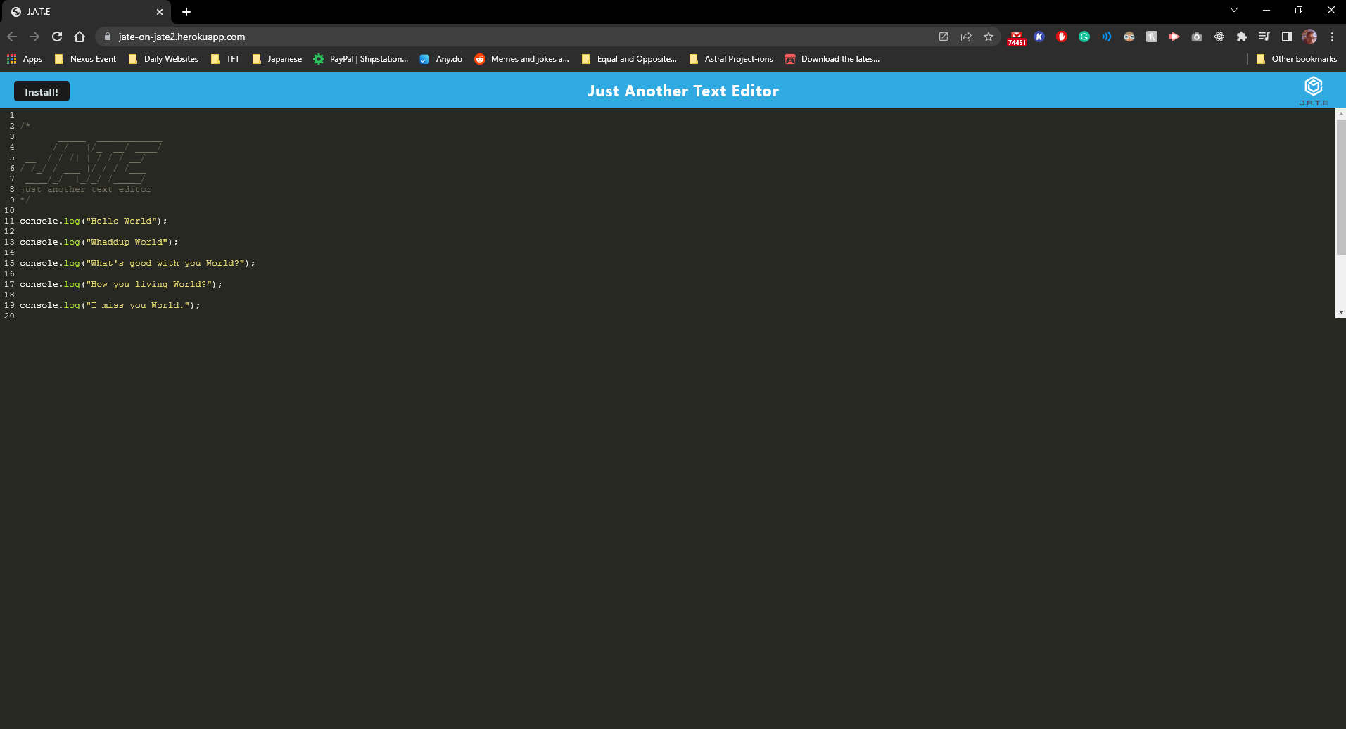 GitHub - sgamit09/13-2022-UCF-FS-Bootcamp-JATE.from.State.Farm: UCF Coding Bootcamp 2022 ...