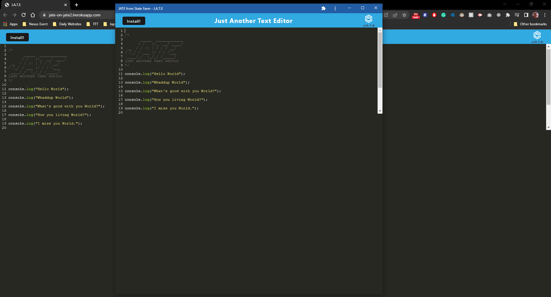 GitHub - sgamit09/13-2022-UCF-FS-Bootcamp-JATE.from.State.Farm: UCF Coding Bootcamp 2022 ...