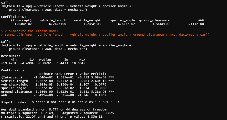 GitHub - 16AReeves/MechaCar_Statistical_Analysis: Module 15: using RStudio and statistics to ...