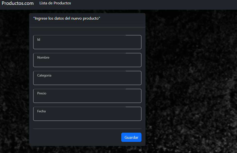 GitHub - RaulOA/Programacion-2-Prueba-Corta-2: Crear una tabla llamada 'products'. Los campos ...