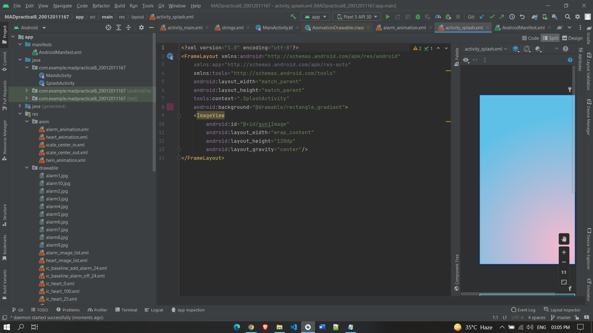 GitHub - MukundTapaniya/MADpractical8_20012011167