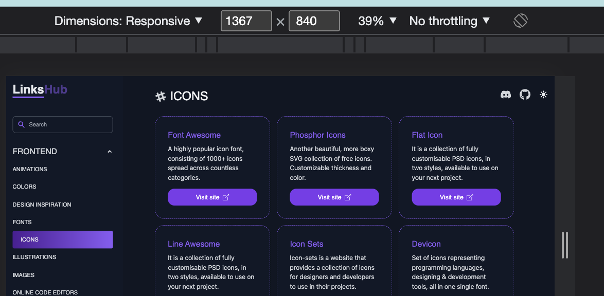 [BUG] Title Header shifting down in mobile view. · Issue #260 · rupali-codes/LinksHub · GitHub