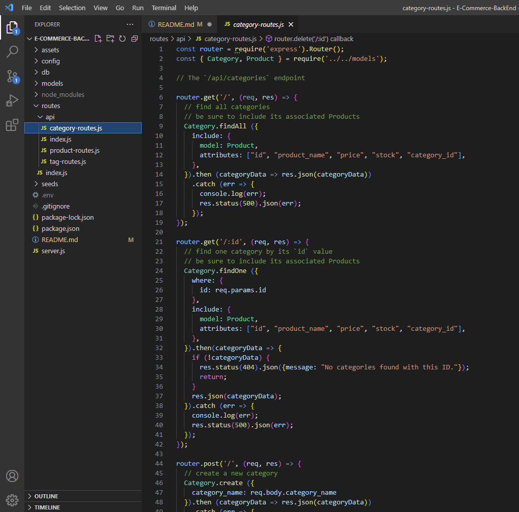GitHub - androneus14/E-Commerce-BackEnd