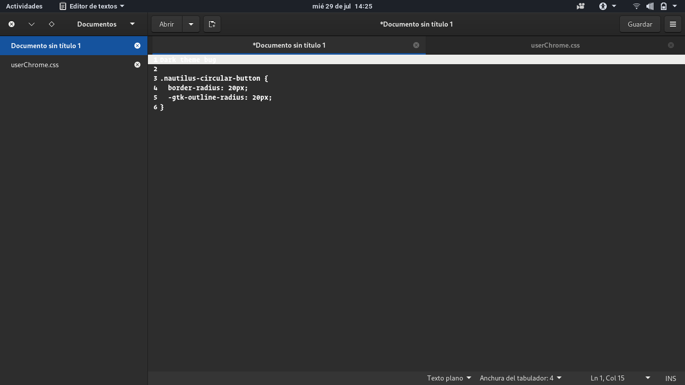 Problem with Gedit line highlight color · Issue #65 · dracula/gtk · GitHub