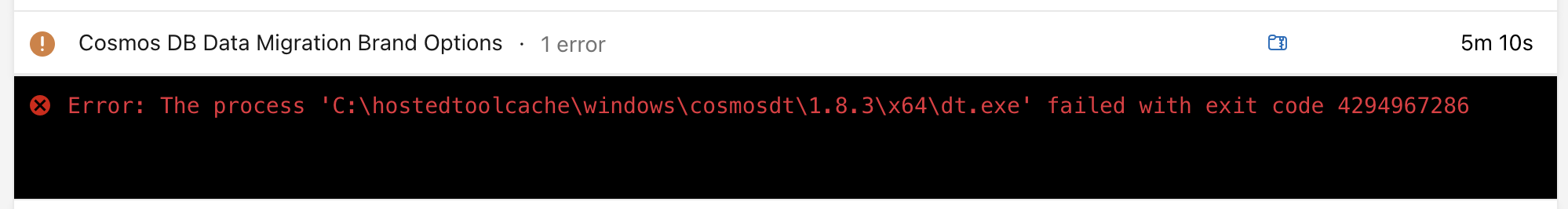 Azure DevOps Release step with "Cosmos DB Data Migration" fails · Issue #37 · Winvision/vsts ...
